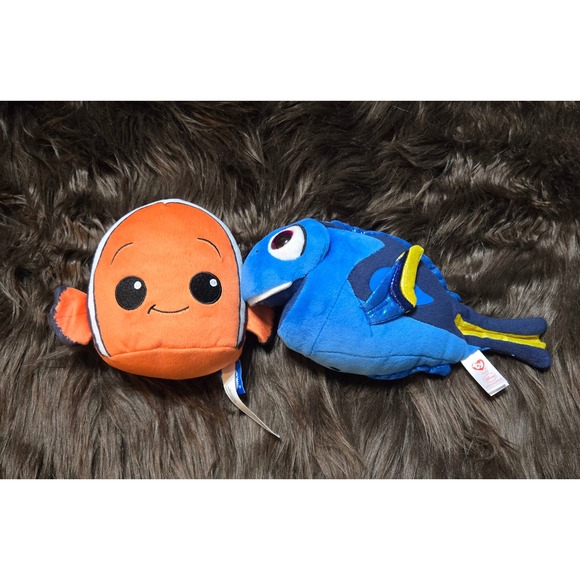 Ty | Toys | Disney Pixar Finding Nemo Marlin Plush Toy Blue Dory Ty ...